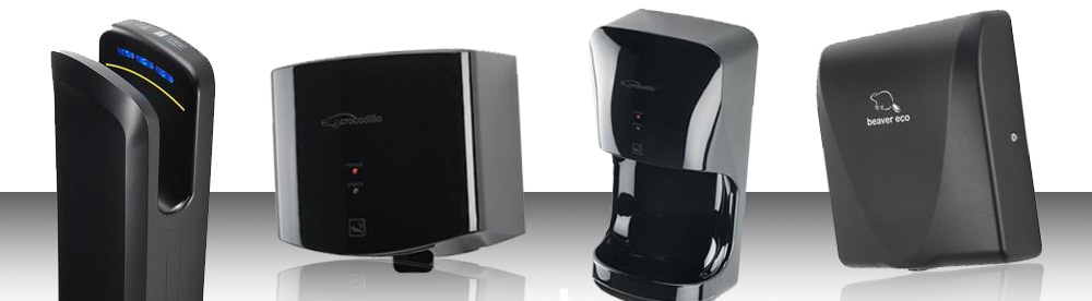 As simple as balck, white and stainless steel - Handy Dryers