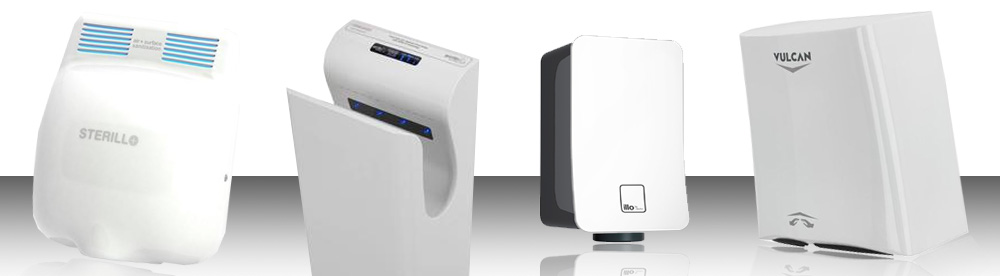 As simple as balck, white and stainless steel - Handy Dryers