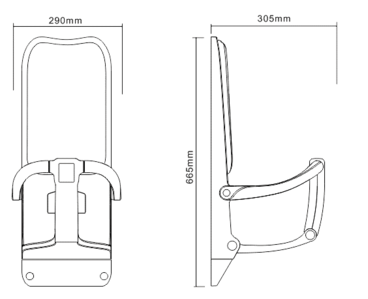 Baby Protection Chair - Short Base Seat | Handy Dryers
